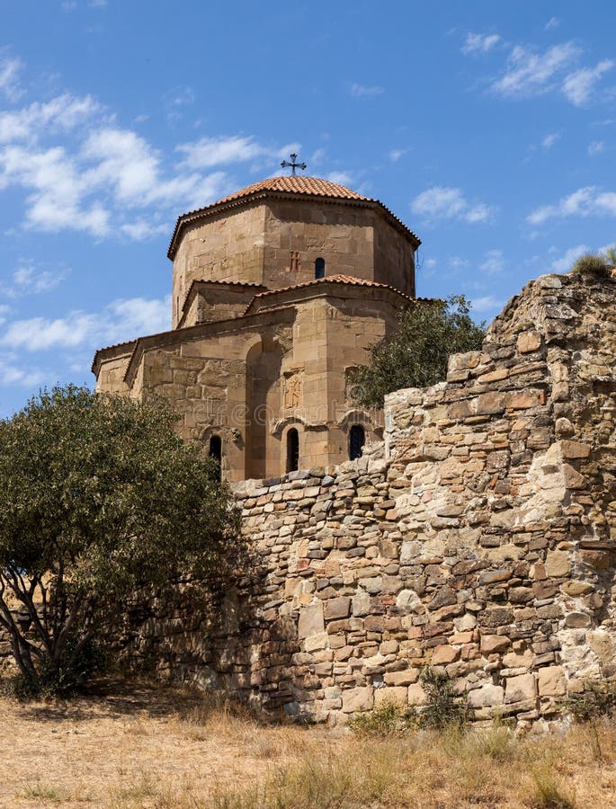 Jvari Monastery Georgia stock photo. Image of monastery - 100875770