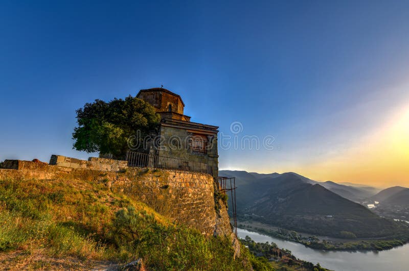 Jvari Monastery - Mtskheta, Georgia Stock Image - Image of monastery ...
