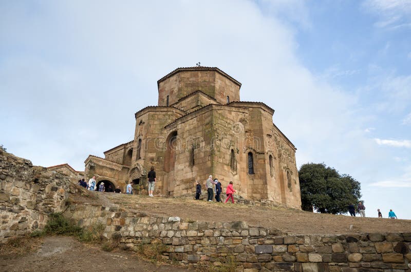 Jvari Monastery editorial photography. Image of historical - 129851697