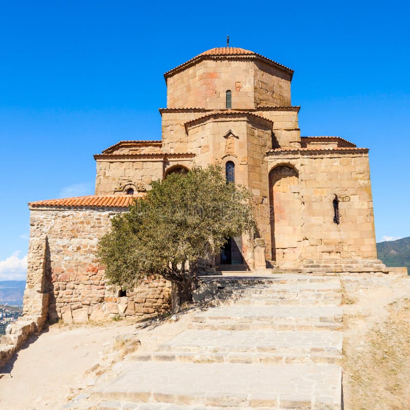 Jvari Monastery, Mtskheta stock photo. Image of culture - 127733048