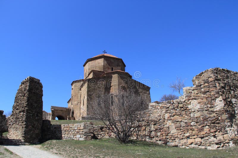 Jvari Monastery stock photo. Image of georgia, religion - 40355546