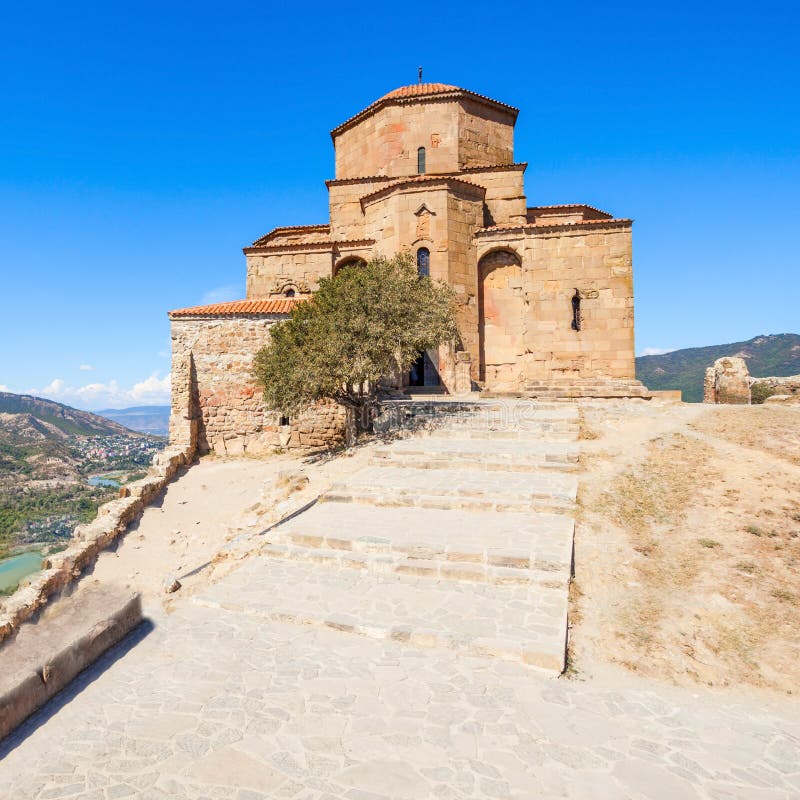 Jvari Monastery, Mtskheta stock photo. Image of famous - 114069058