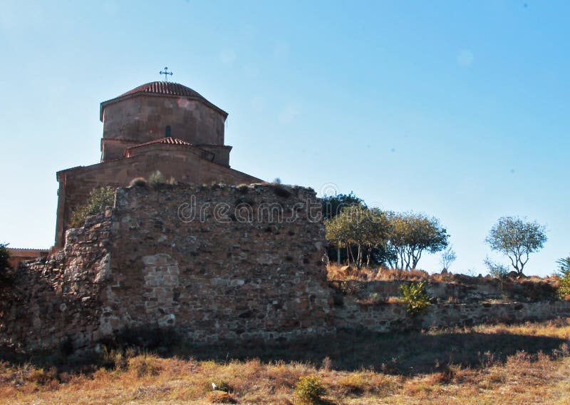 Jvari Orthodox Monastery Mtskheta Eastern Georgia Republic Stock Photo ...