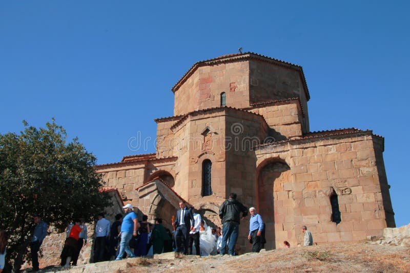 Jvari Orthodox Monastery Mtskheta Eastern Georgia Republic Editorial ...