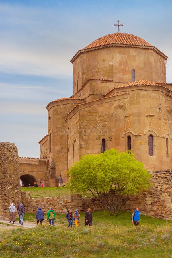 Jvari Orthodox Monastery Near Mtskheta, Georgia Editorial Photo - Image ...