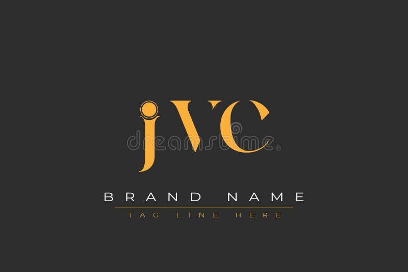 JVC Abstract Letter Logo Design Stock Vector - Illustration of abstract ...
