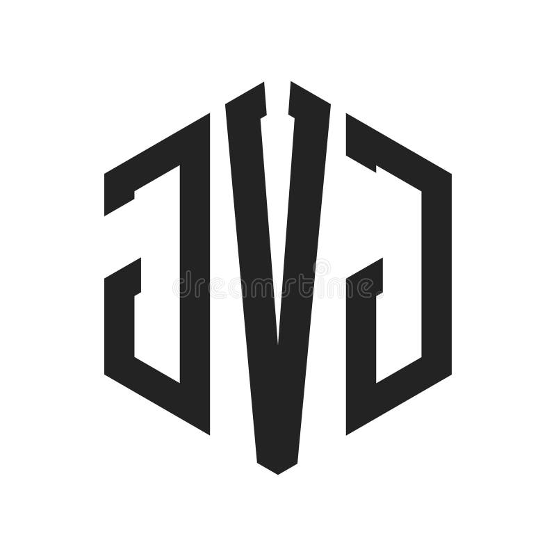 JVJ Logo Design. Initial Letter JVJ Monogram Logo Using Hexagon Shape ...