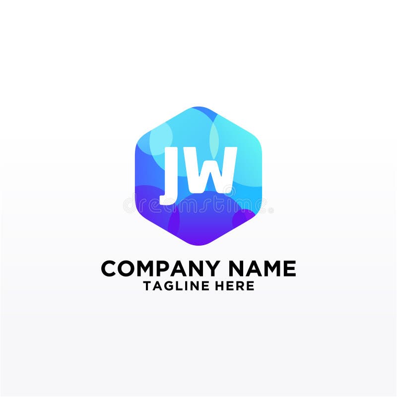 Jw Initial Logo Stock Illustrations – 852 Jw Initial Logo Stock ...