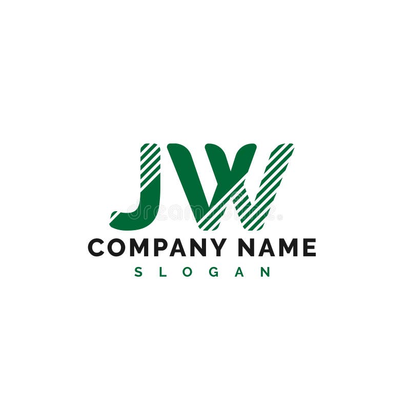 JW Letter Logo Design. JW Letter Logo Vector Illustration - Vector ...