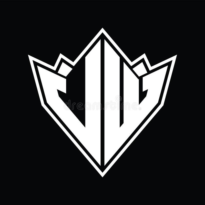 JW Logo Monogram Design Template Stock Vector - Illustration of initial ...