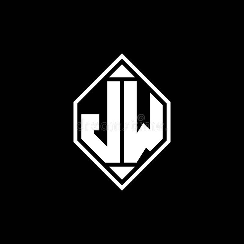 JW Logo Monogram Geometric Shield Shape Style Stock Vector ... JW Logo Monogram Geometric Shield Shape Style Stock Vector ...