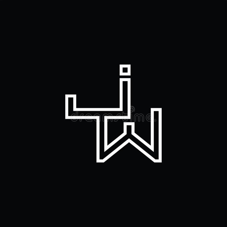 Jw Line Monogram Logo Stock Illustrations – 263 Jw Line Monogram Logo ...
