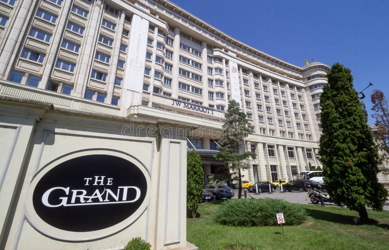 JW Marriott Bucharest Grand Hotel - Bucharest, Romania Editorial Stock ...