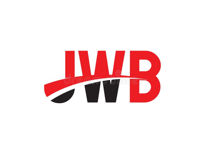JWB Letter Initial Logo Design Vector Illustration Stock Vector ...
