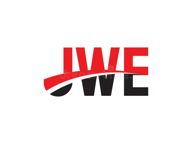 JWE Letter Initial Logo Design Vector Illustration Stock Vector ...