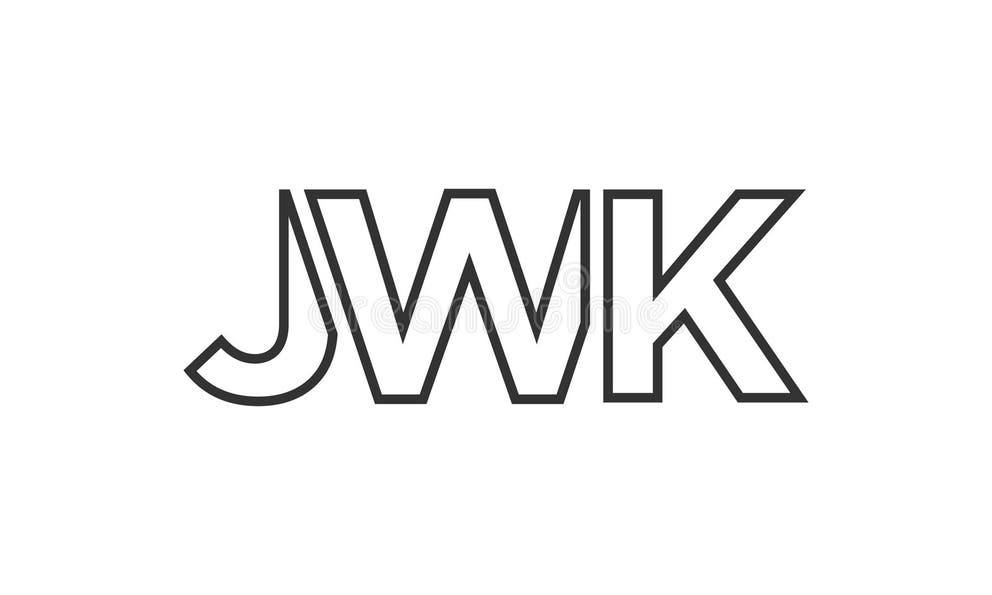 JWK Logo Design Template with Strong and Modern Bold Text. Initial ...