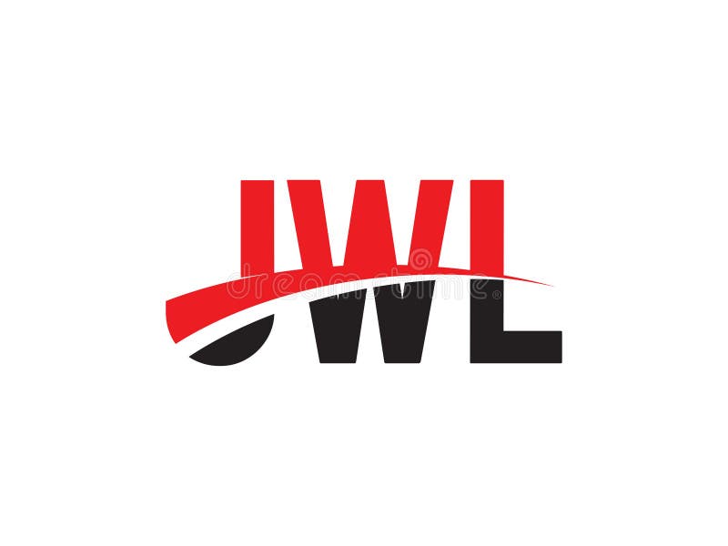 JWL Letter Initial Logo Design Vector Illustration Stock Vector ...