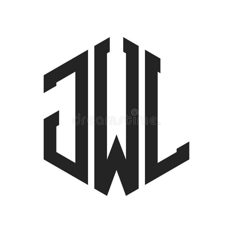 JWL Logo Design. Initial Letter JWL Monogram Logo Using Hexagon Shape ...