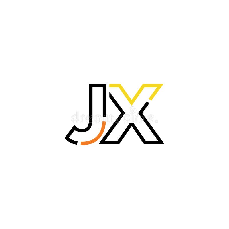 JX Logo Monogram with Modern Style Concept Design Template Stock Vector ...