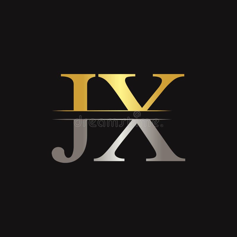 JX Letter Type Logo Design Vector Template. Abstract Letter JX Logo ...