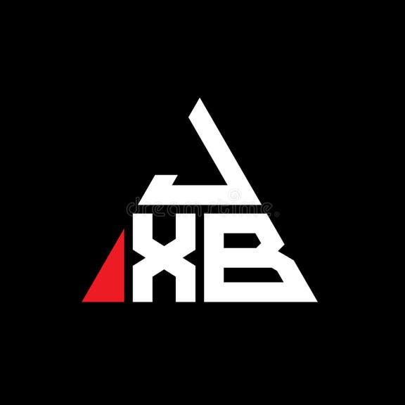 JXB Triangle Letter Logo Design with Triangle Shape. JXB Triangle Logo ...
