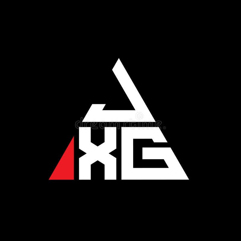 Jxg Triangle Logo Design Monogram Stock Illustrations – 4 Jxg Triangle ...