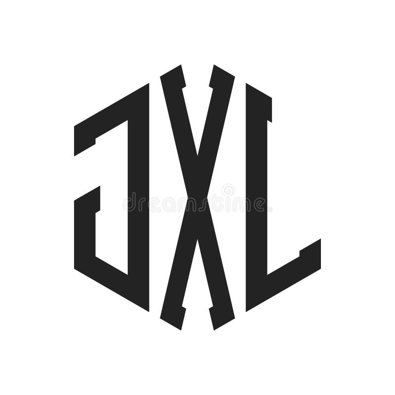 JXL Logo Design. Initial Letter JXL Monogram Logo Using Hexagon Shape ...