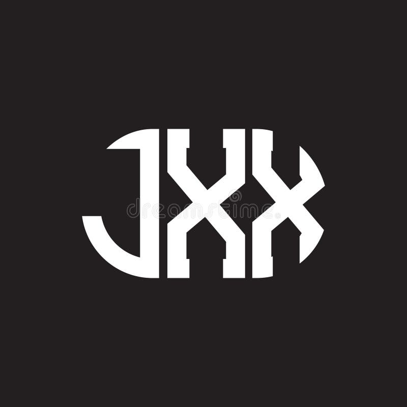 JXX Letter Logo Design on Black Background. JXX Creative Initials ...