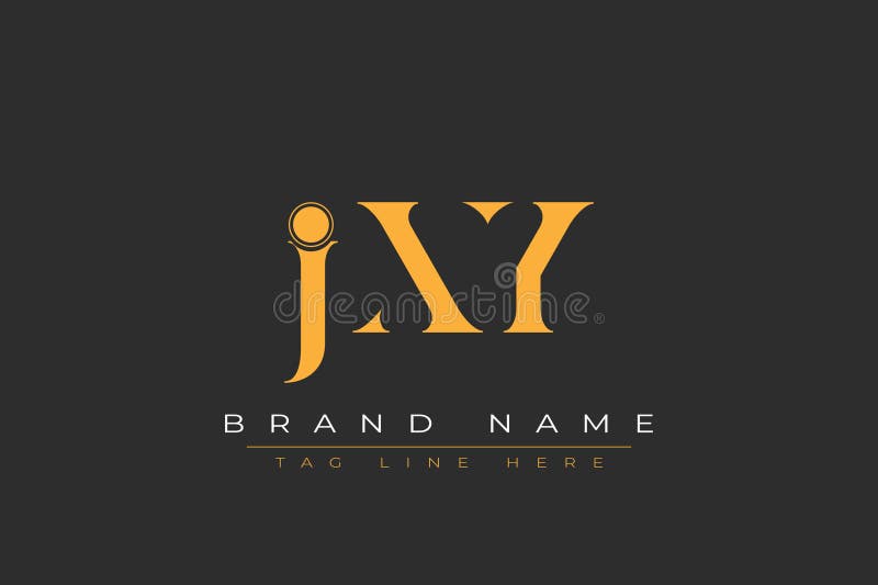 JXY Abstract Letter Logo Design Stock Vector - Illustration of ...