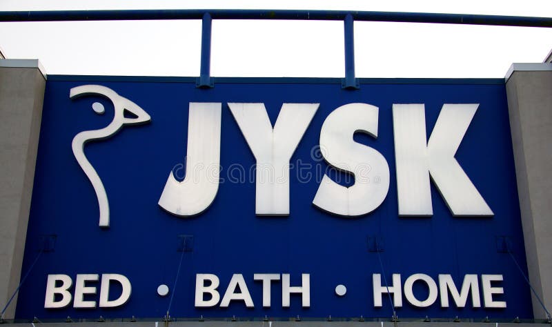 Jysk Logo on Their Local Shop in Indjija. Jysk is a Danish Retail Chain ...