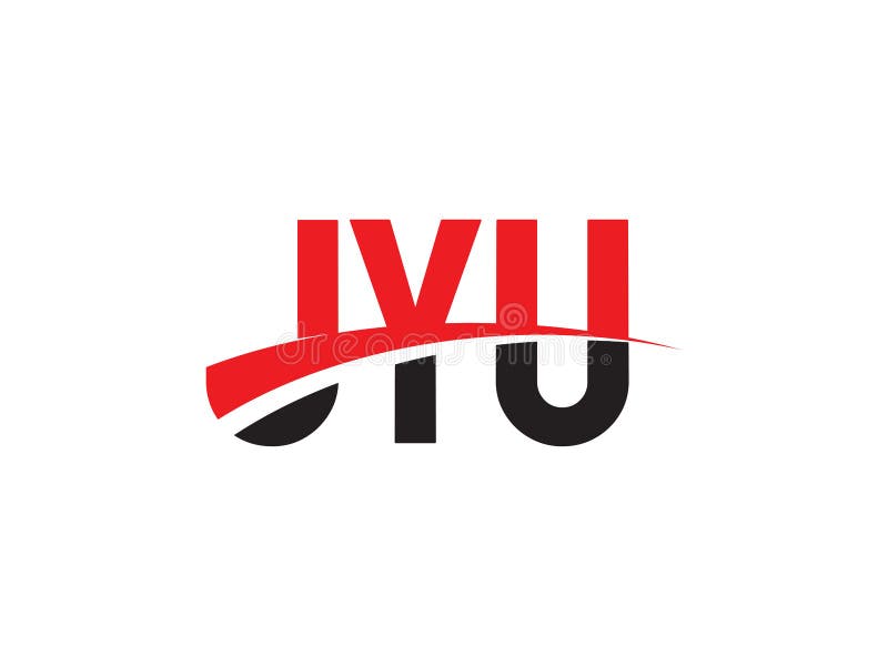 JYU Letter Initial Logo Design Vector Illustration Stock Vector ...