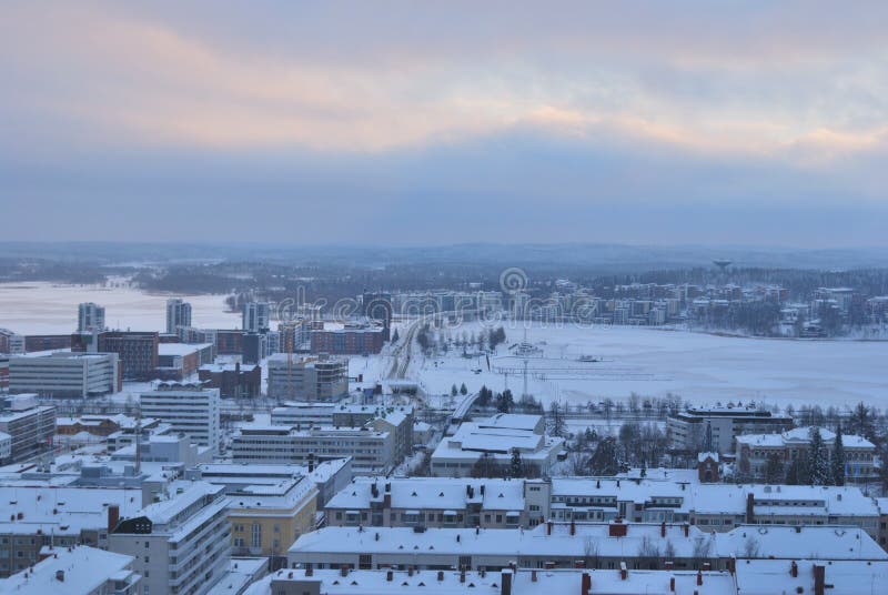 Jyvaskyla, Finland. Top-view of the City Stock Image - Image of topview ...