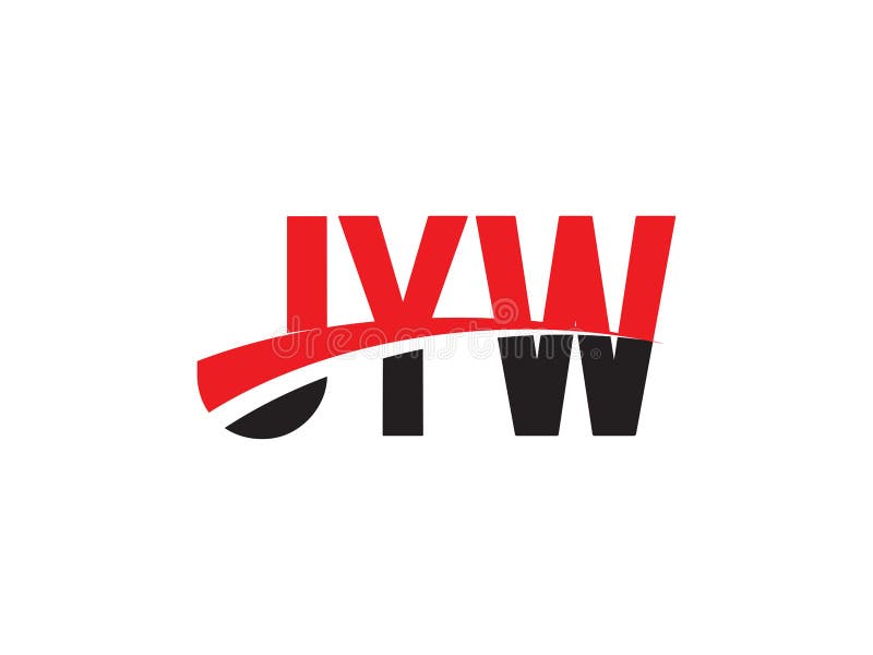 JYW Letter Initial Logo Design Vector Illustration Stock Vector ...