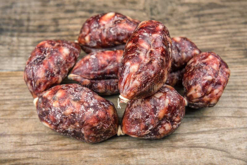 Köstliche Italienische Wurst Stockbild - Bild von küche, essen: 104120711