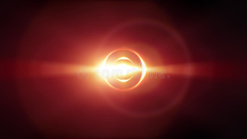 4k Abstract Center Flickering Flare Light Background with Halo Effect ...