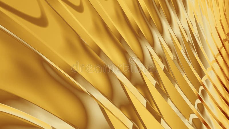 Gold Pattern Wave Animation Tiles Surface Texture Stock Footage - Video ...