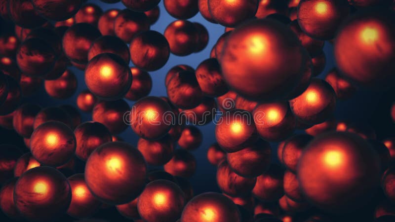 4K Abstract Falling Objects. Beautiful Motion Graphics Background ...