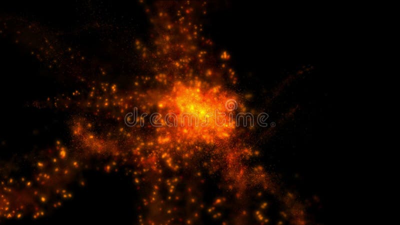 4k Abstract Firework Particle Explosion Background&fire Nebula,flare ...