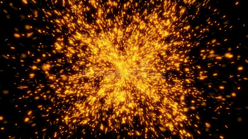 4k Abstract Glowing Particles Explosion Stock Video - Video of energy ...