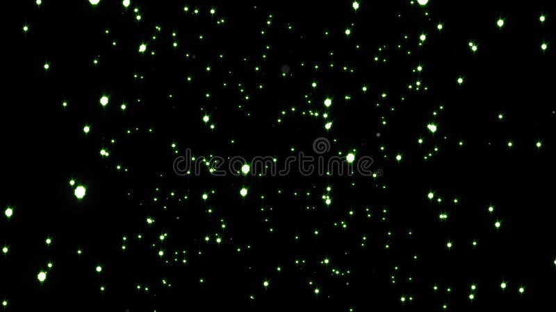 4k Abstract Green Particle Background Stock Footage - Video of black ...