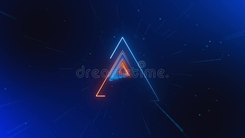 4K Abstract Loop Animation of Neon, Glowing Light Tubes, Lasers, Lines ...