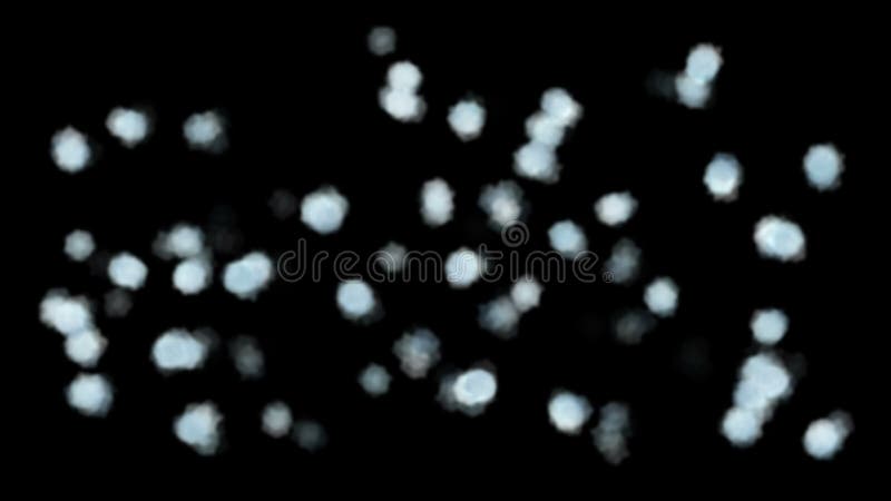 4k Abstract Mist Dots,cotton Dust Smoke,spores Microbes Bacteria ...