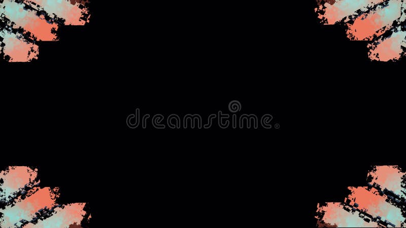 4K. Abstract Motion 4conner Rectangle Glitch Wiggle Movement Render by ...