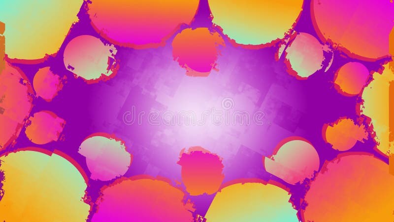4K. Abstract Motion Move Wiggle Object Start Rectangle Circle by ...
