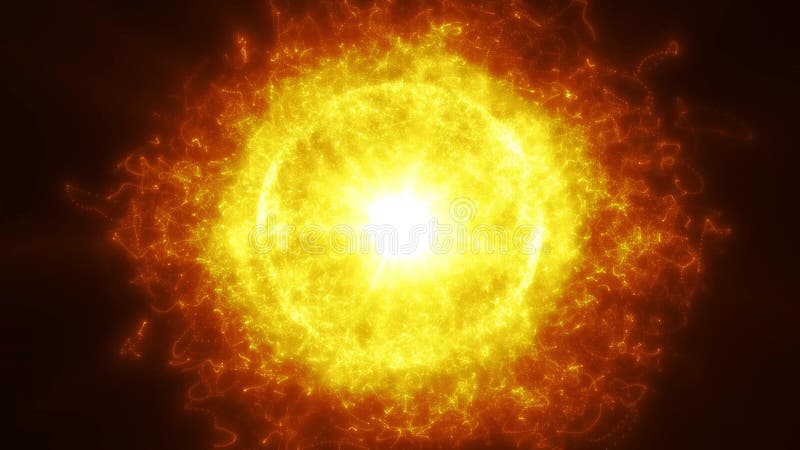 4k Abstract Sun Particles Shining Background Loop Stock Video - Video ...
