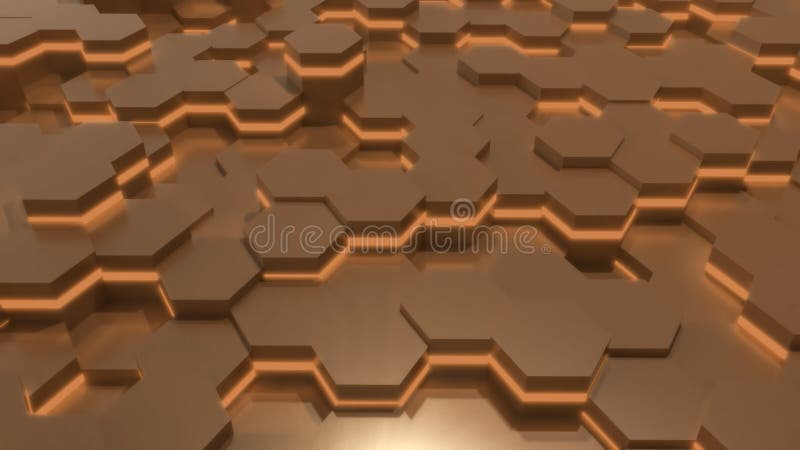 4K Abstract Tech Honeycomb Grid. Stock Video - Video of cell, business ...