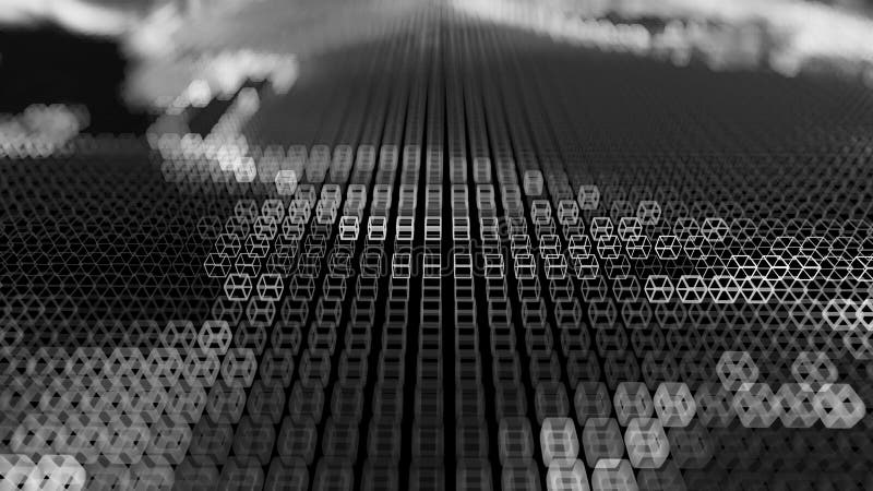 4K Abstract Visualization of Data Flow. Stock Footage - Video of ...