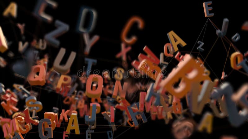 4K Alphabet Letters. stock video. Video of dictionary - 121169463