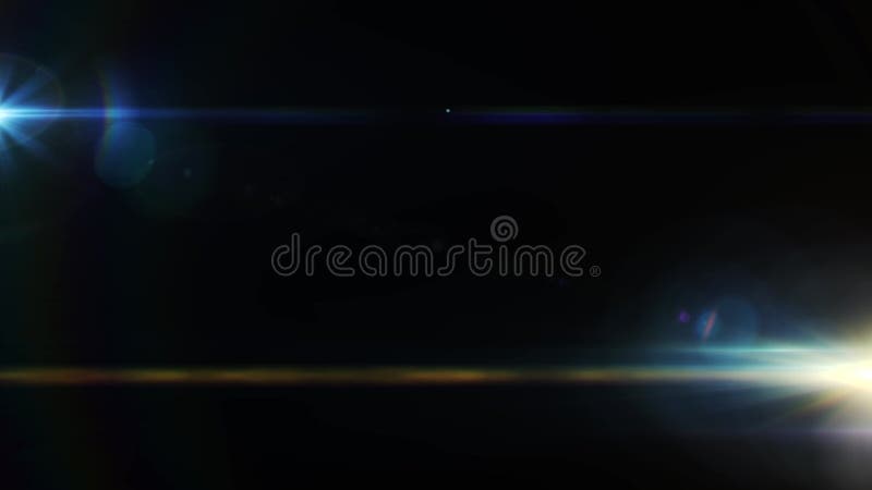 4K Anamorphic Flashes Created by Lens. Stock Video - Video of glowing ...