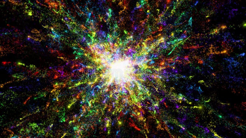 4k Animated Abstract Explosion Stock Footage - Video of astronomy ...